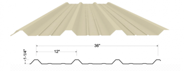 26 Gauge Galvanized "PBR" Panel | Competitive Metals